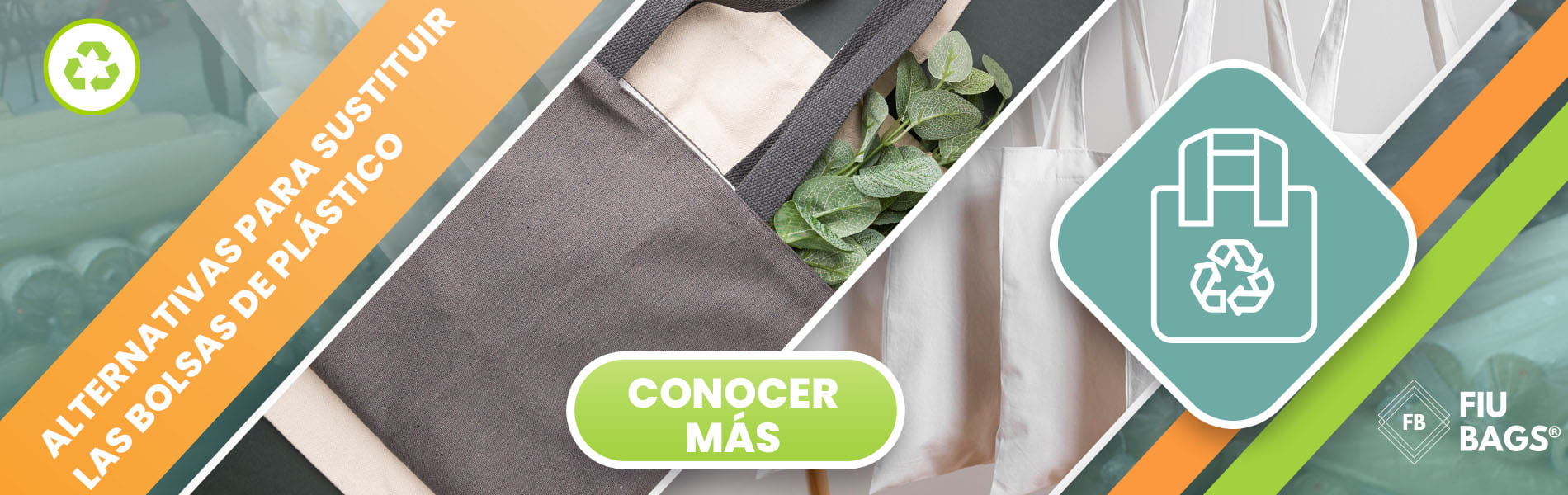 Ideas Para Reemplazar Las Bolsas De Plástico | Fiubags ♻️