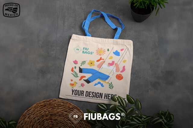 Custom Canvas Tote Bags | Custom Canvas Bags | Fiubags ♻️